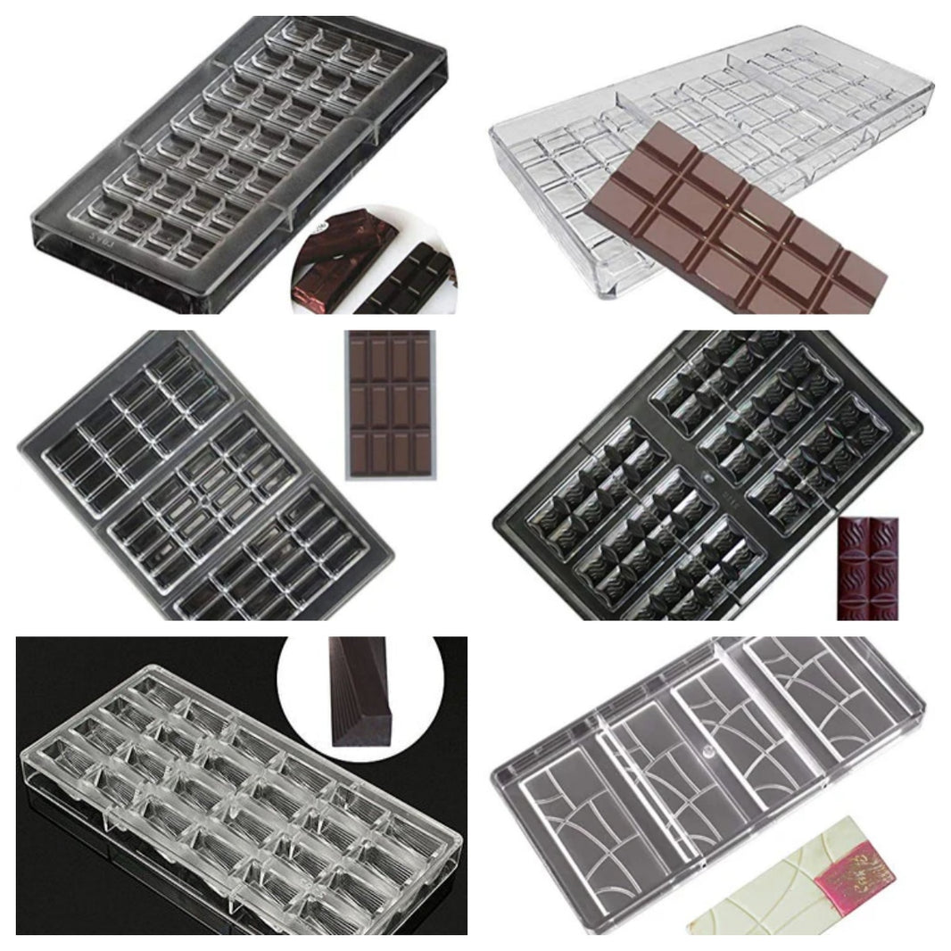 Polyarbonate Chocolate molds | Magnetic Mold | PC mold | Chocolate bar ...